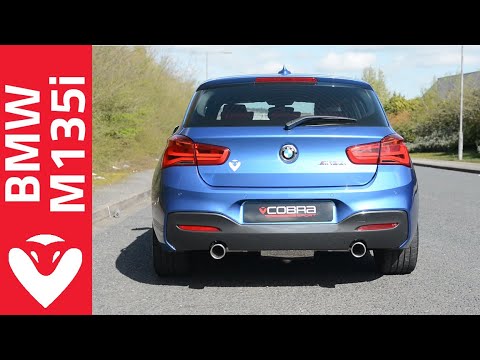 BMW M135i Resonated Cat Back Performance Exhaust by Cobra Sport - YouTube