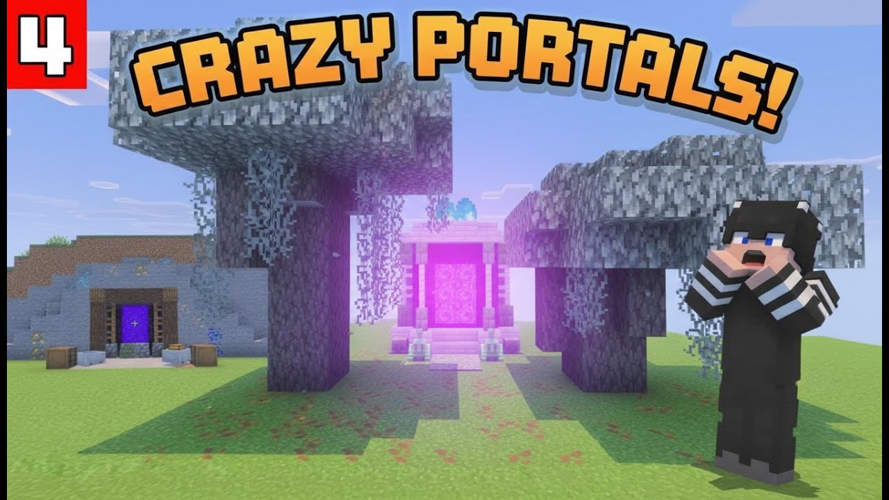 These 4 portal designs you Need in your world😮‍💨 the last one is insane ...