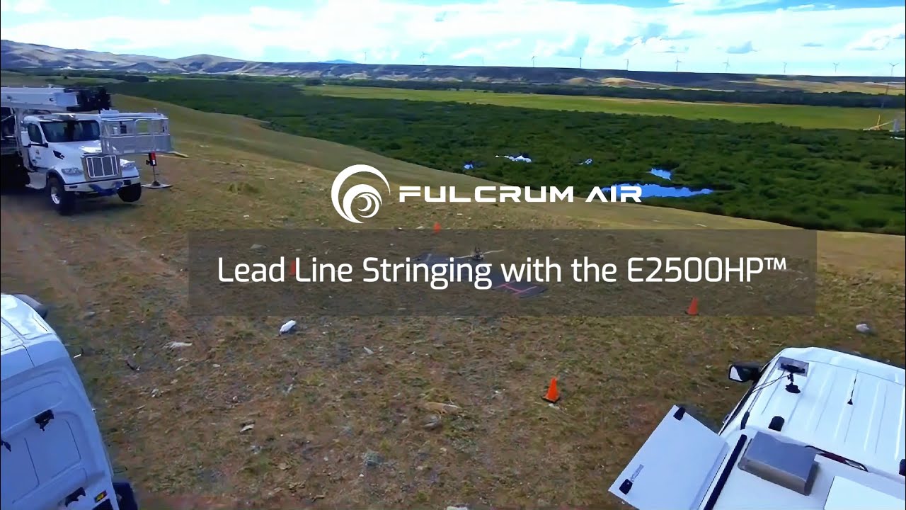 Lead Line Stringing with the E2500HP - YouTube