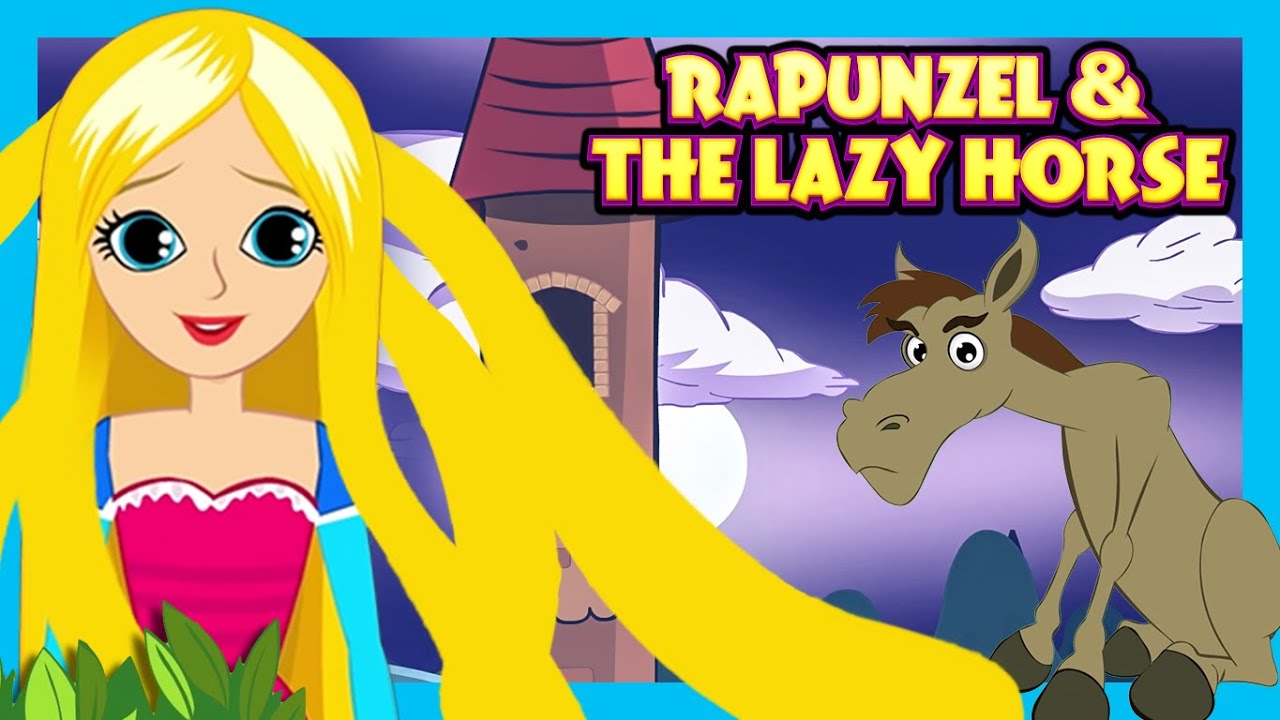 Rapunzel and The Lazy Horse - STORIES | English Stories For Kids - YouTube