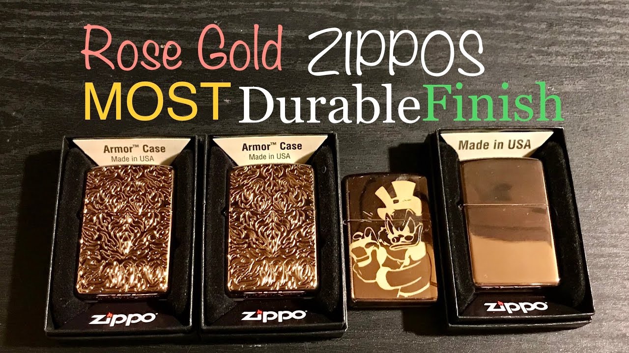 Why You Need To Buy A Rose Gold Zippo - YouTube