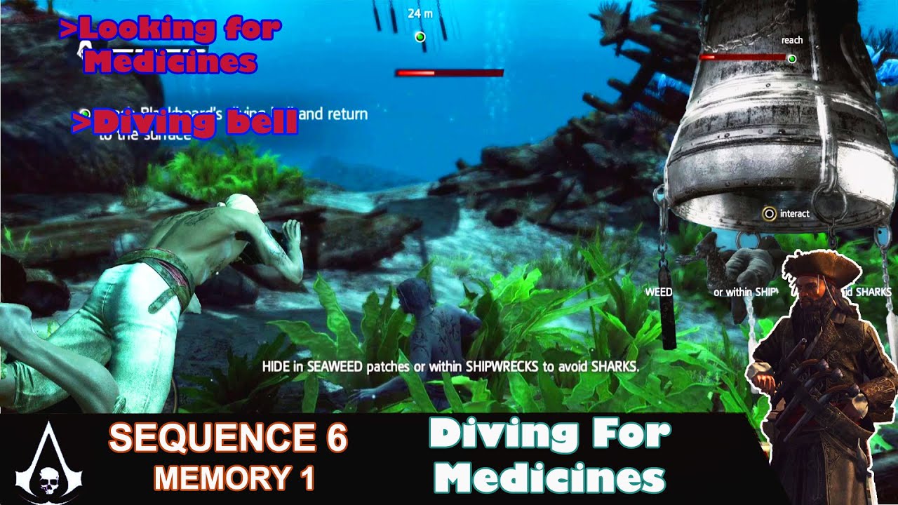 Assassin's Creed 4 Walkthrough | Sequence 06 Memory 01 | Diving For ...