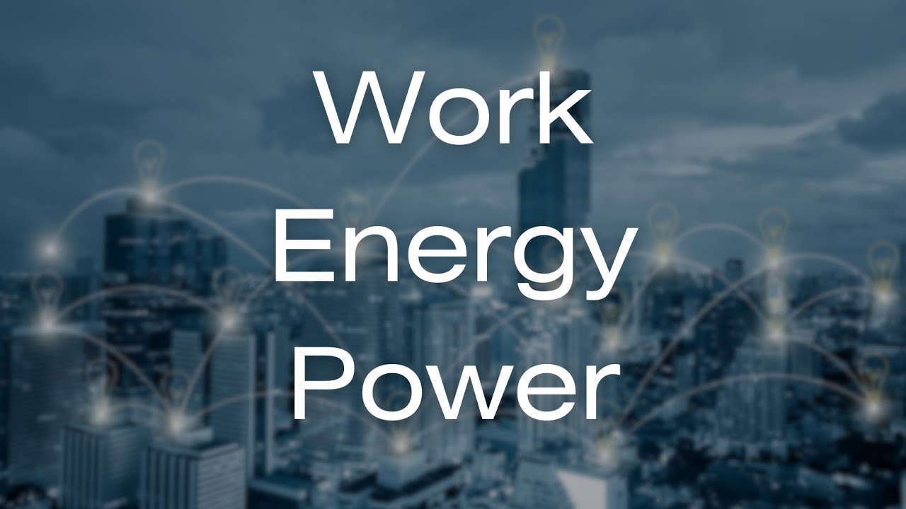 Work, and Power Explained in 3 Minutes or less! - YouTube