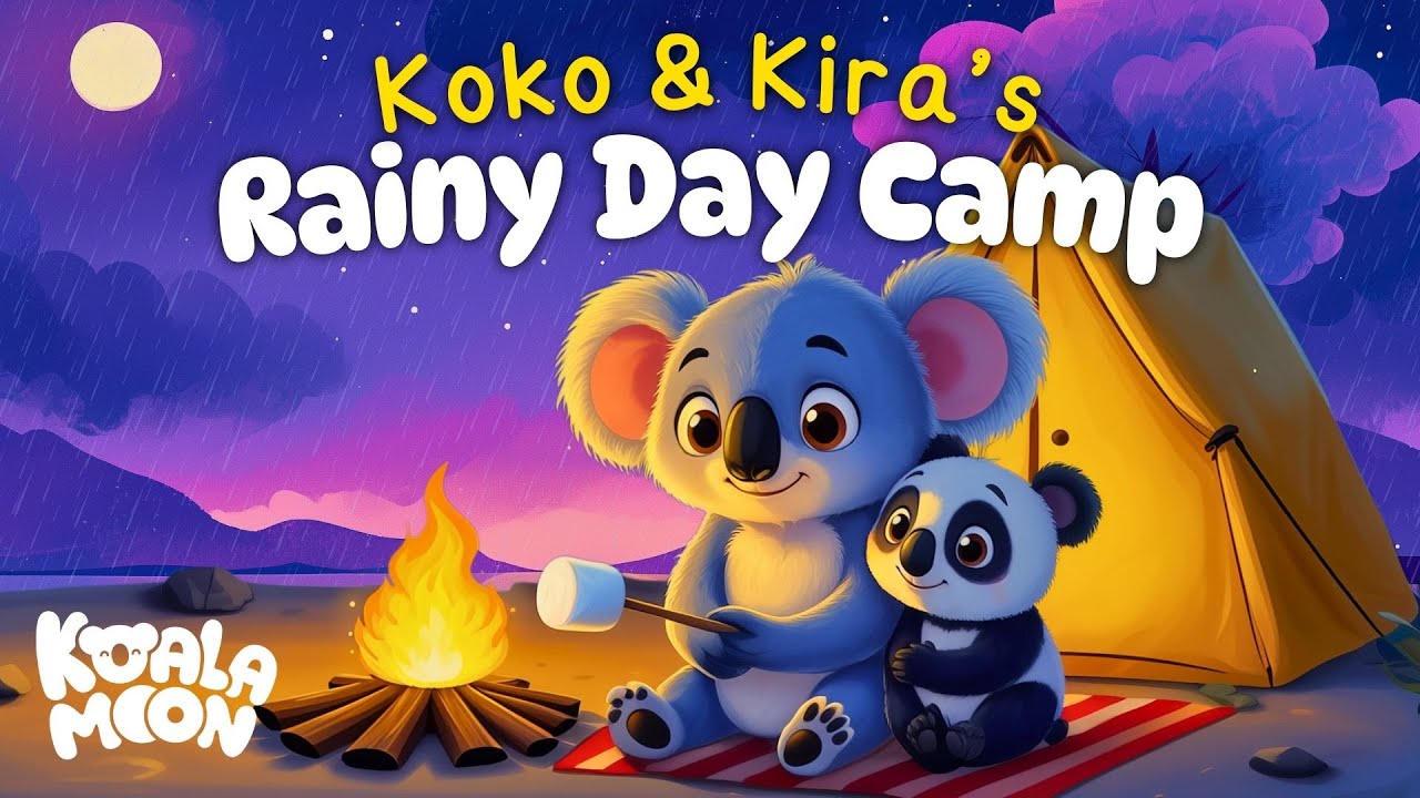Koko & Kira's Rainy Day Camp 🌧️🌙 Bedtime Stories and Sleep Meditations ...