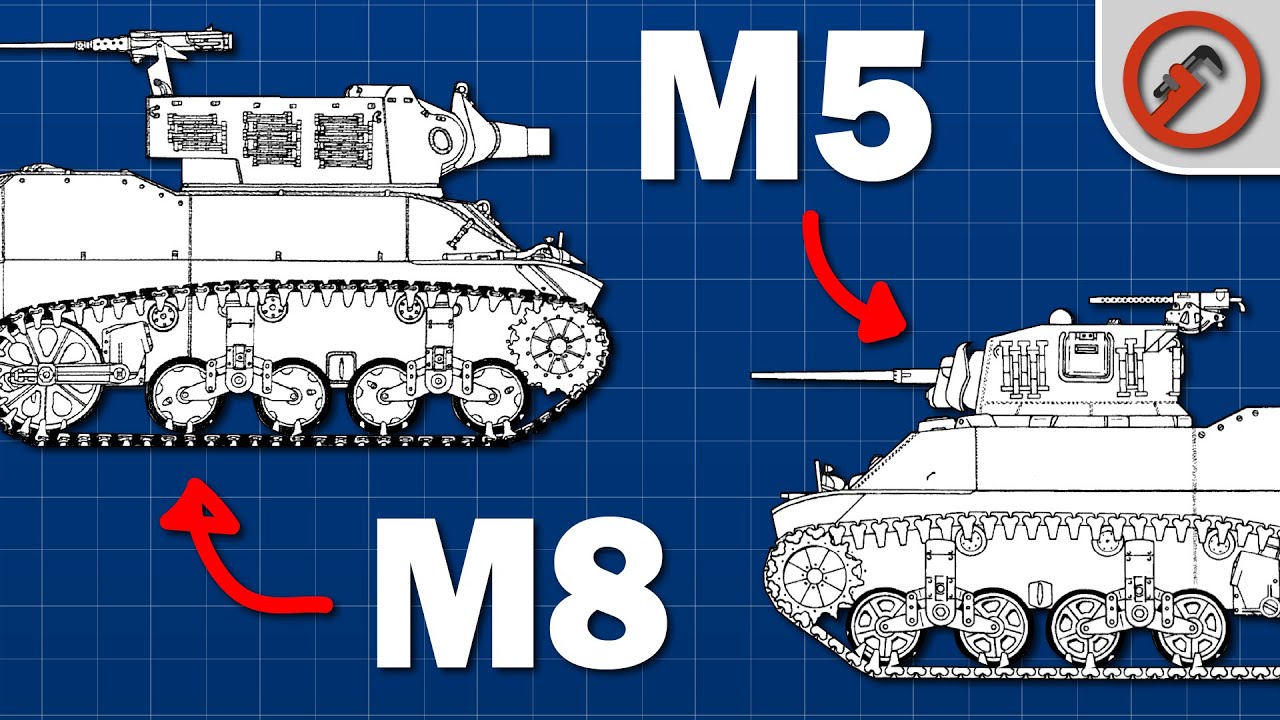 Late War Lights - The M5 Stuart and M8 Scott - YouTube