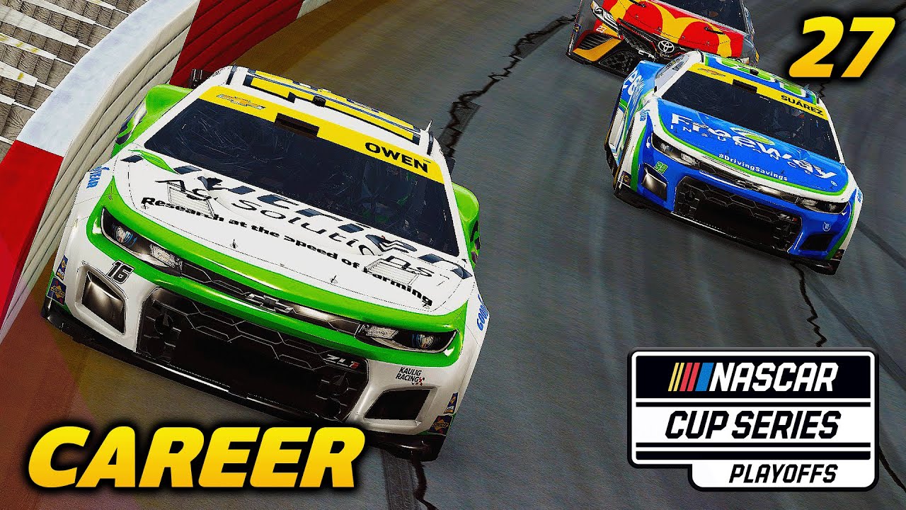 WILD START TO PLAYOFFS! CONTRACT EXTENSION! - NASCAR Heat 5 Career Mode ...