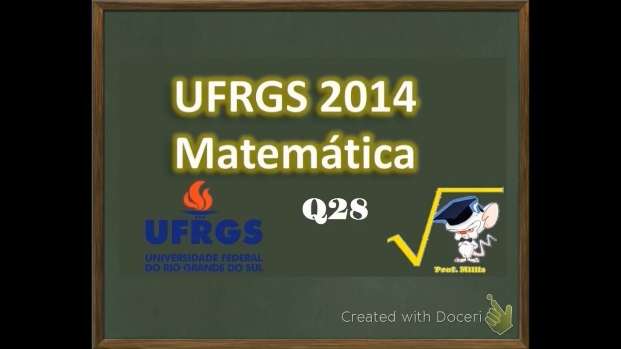 QuestÃo 28 Ufrgs 2014 Três Números Reais Não Nulos Análise De