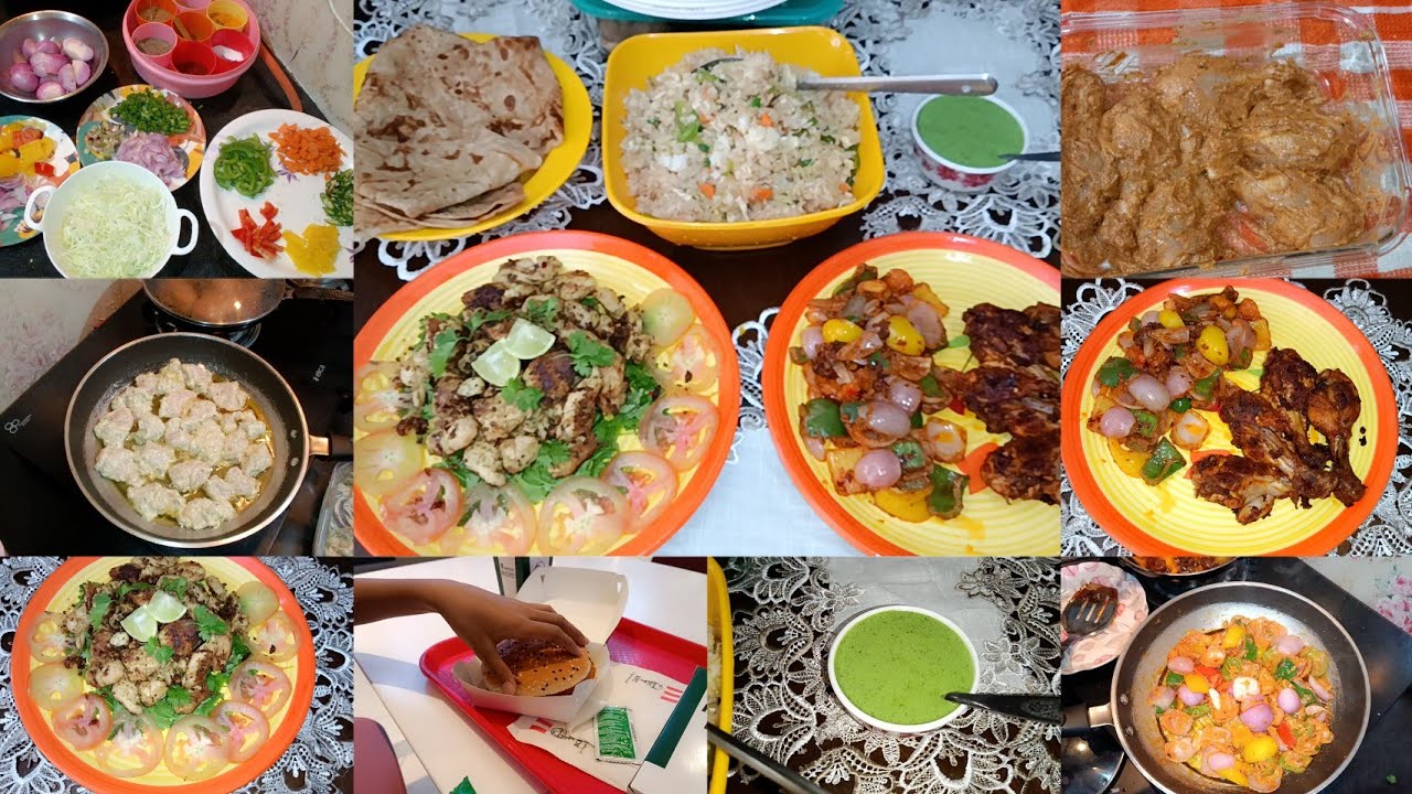 Chicken Malai Tikka aur Chicken Leg dry Roast recipe😋 # outing ...