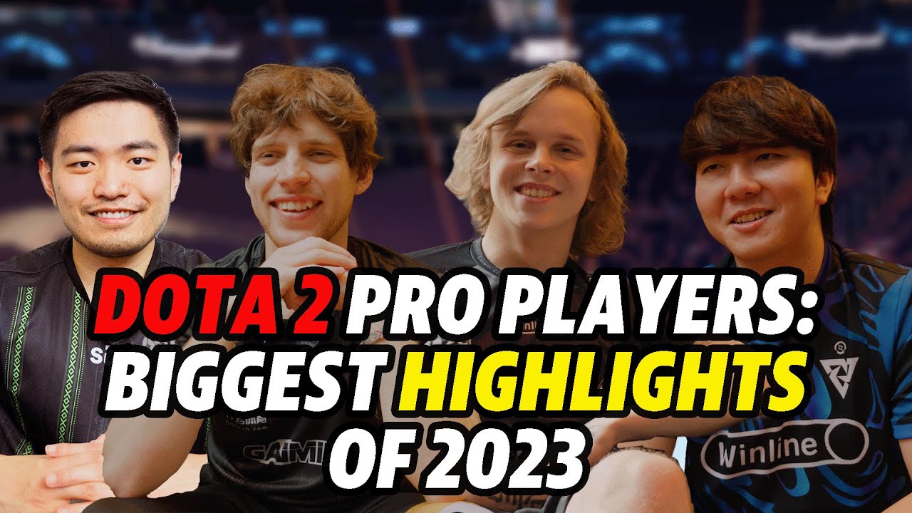 Dota 2 pro players reveal their highlights of 2023 - YouTube