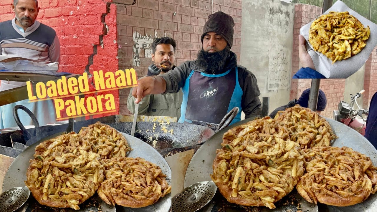 Fry Naan Recipe| Besan Wala naan|The man On the Road Sides Making ...
