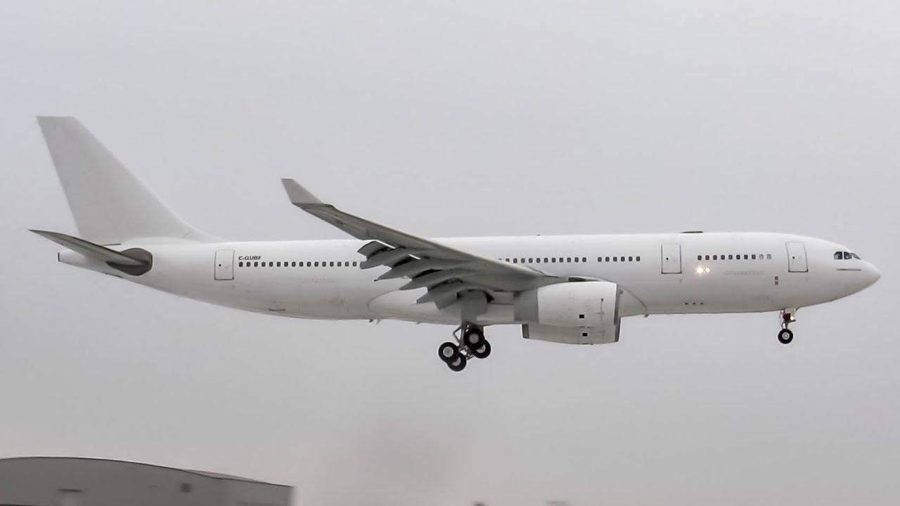 *Delivery Flight!* Air Transat Airbus A330-200 (A332) landing in ...