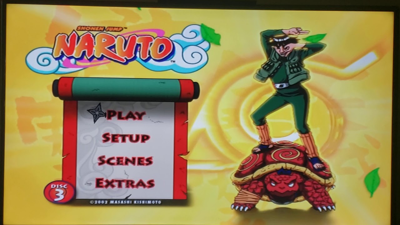 Naruto Uncut DVD Box Set Vol 2 DVD Menu Discs 1-3 Review - YouTube