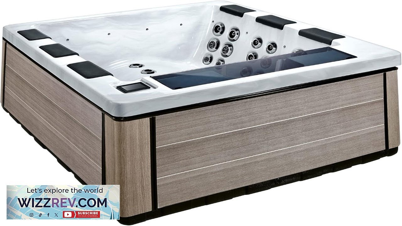 Comfort Hot Tubs 6 Person Luxury Outdoor Portable Spa 44 Review - YouTube
