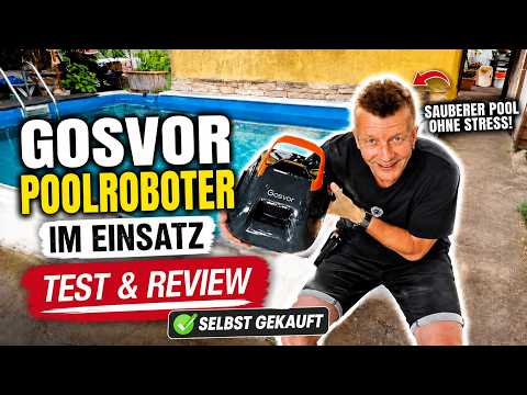 🔥Klein, leicht, kabellos: Der Gosvor Poolroboter im ersten Check! 🚀 | selbstgekauft