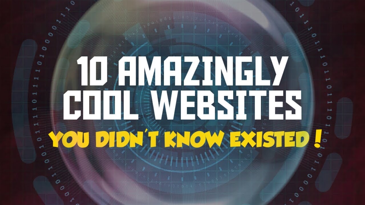 10 Amazing Cool Websites You Didn't Know Existed! 2020 | One Stop - YouTube