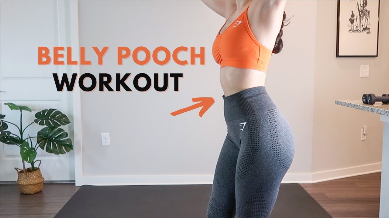 BELLY POOCH LOWER ABS WORKOUT // 6 MIN Flat Belly! - YouTube