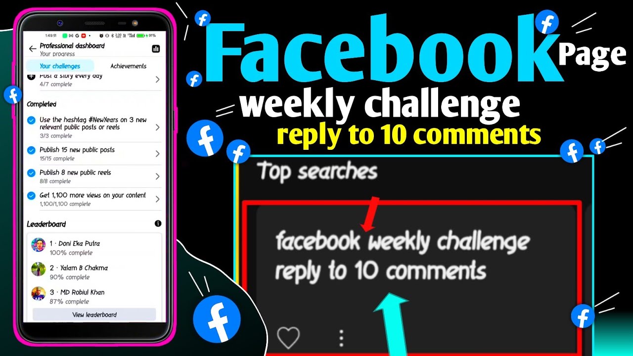 facebook weekly challenge reply to 10 comments 2025 - YouTube