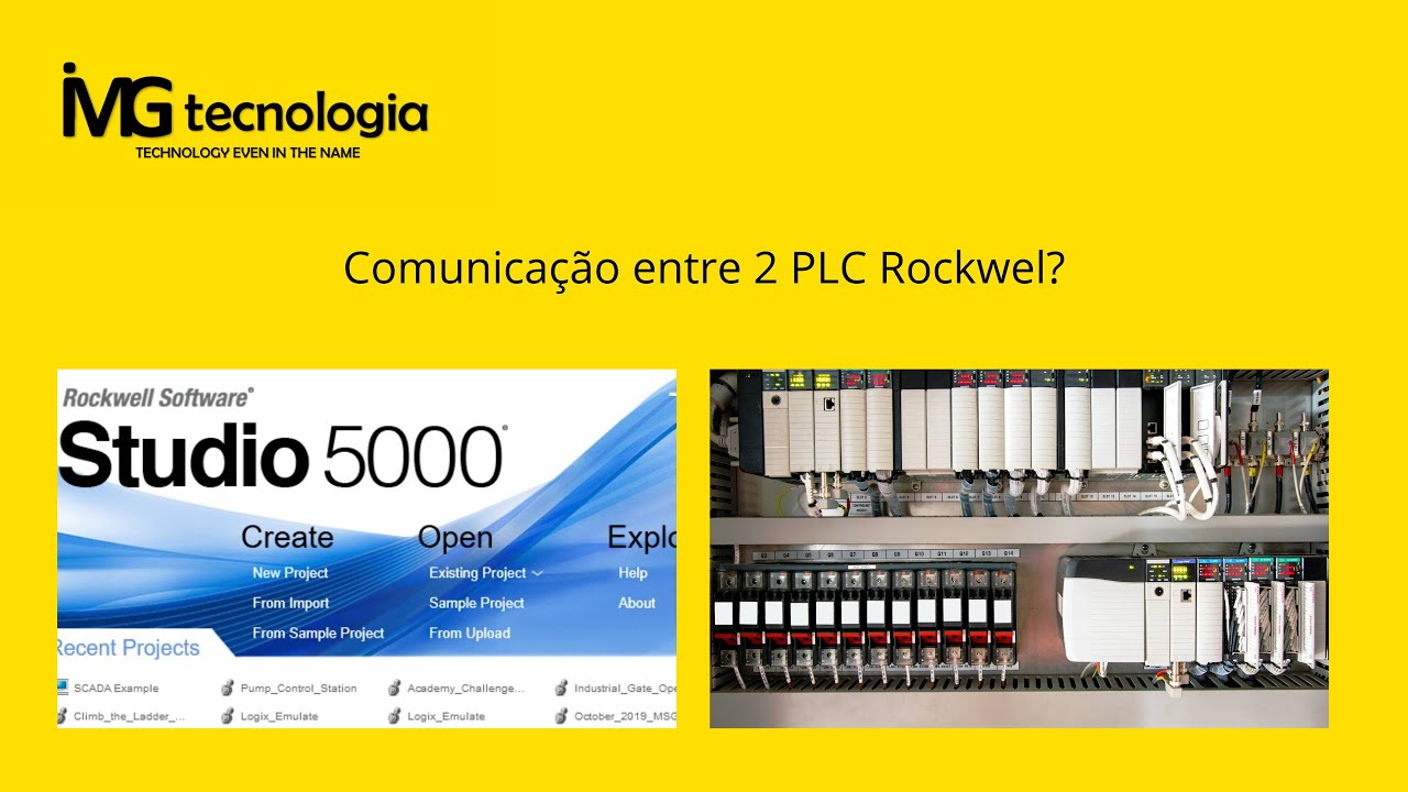 Troca de dados entre 2 CPU ROCKWELL - YouTube