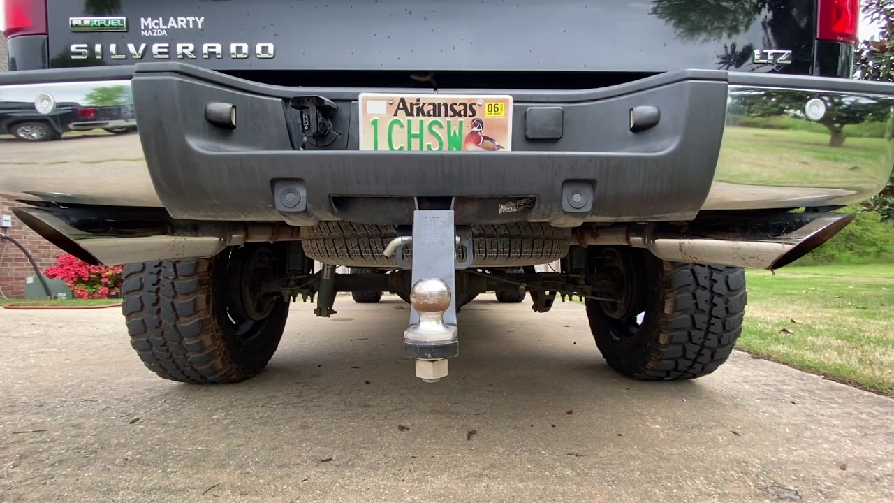 Silverado Straight Pipes - YouTube