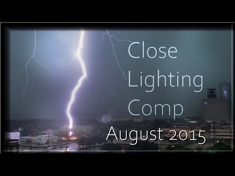 Scary Close Lightning-Strike Compilation [August 2015] - YouTube
