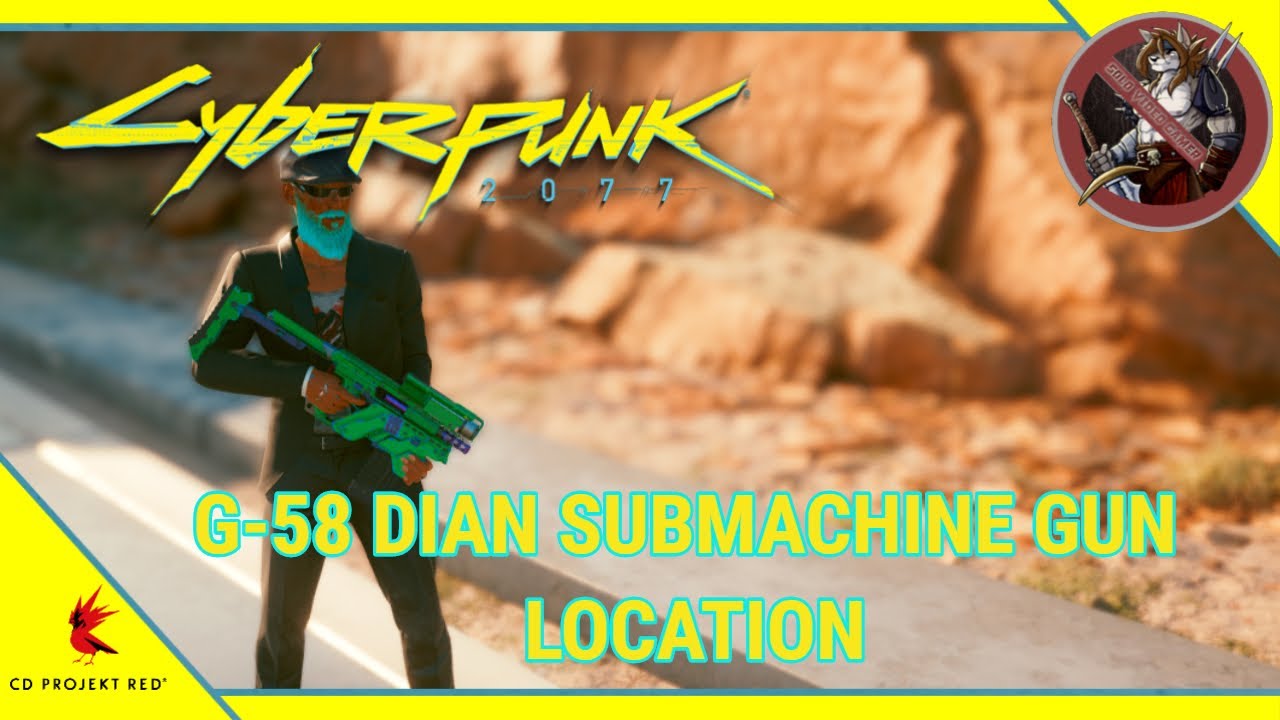 Cyberpunk 2077 - How to Get the G-58 DIAN Submachine Gun Location - YouTube