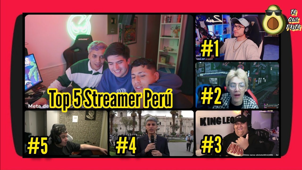 🎖️ Top 5 de Streamer Perú 🇵🇪 según la Básic House 🏡 - YouTube