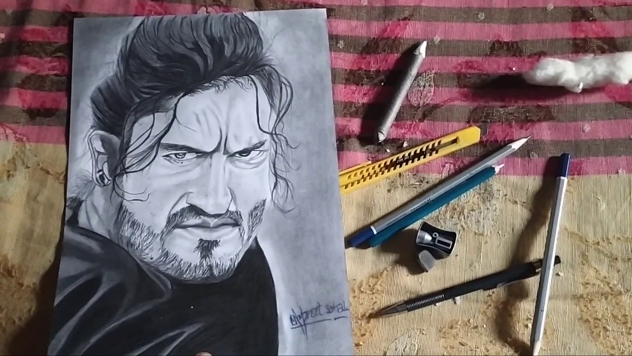 Commando drawing matireal use to sketch - YouTube