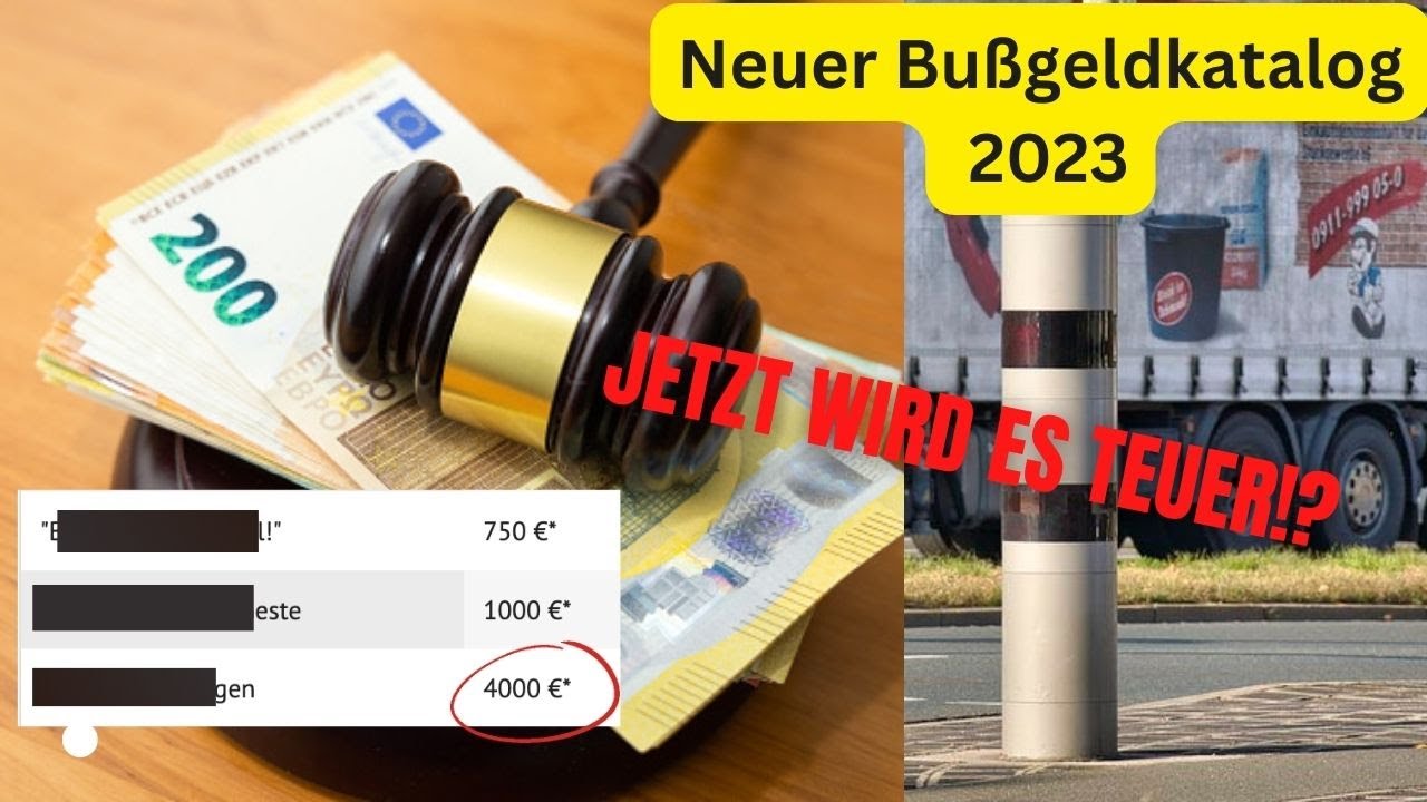 Luxus Bussgeldkatalog 2023 Blitzer Bilder