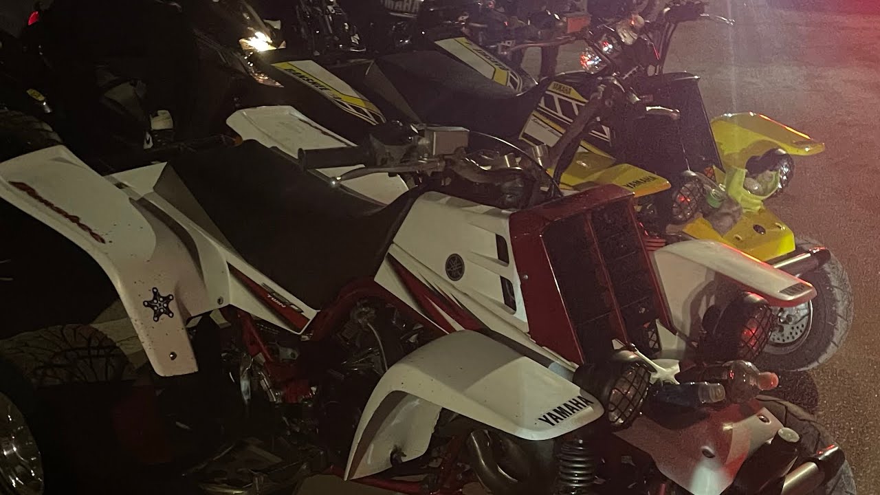 Yamaha Banshee wheelie on NYC bridge - YouTube