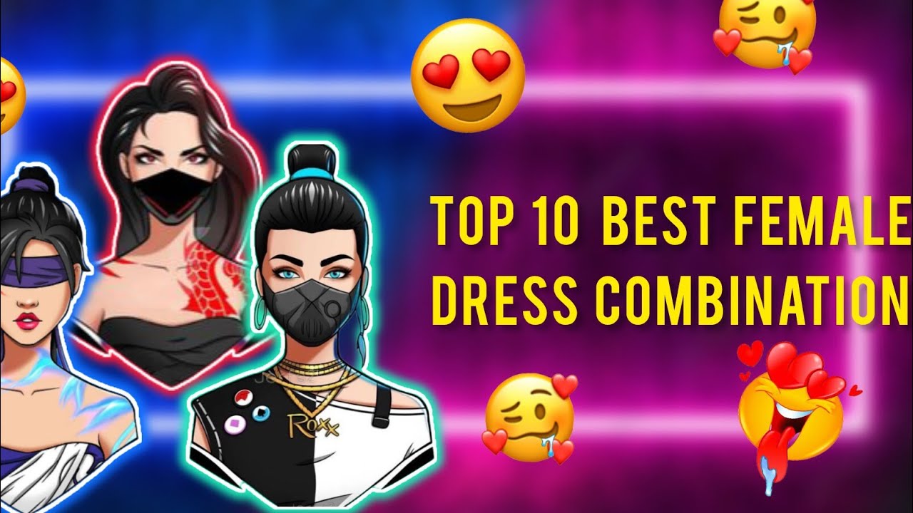 TOP 10 BEST FEMALE DRESS COMBINATION 😍 || Boom girl ff || Free fire max ...