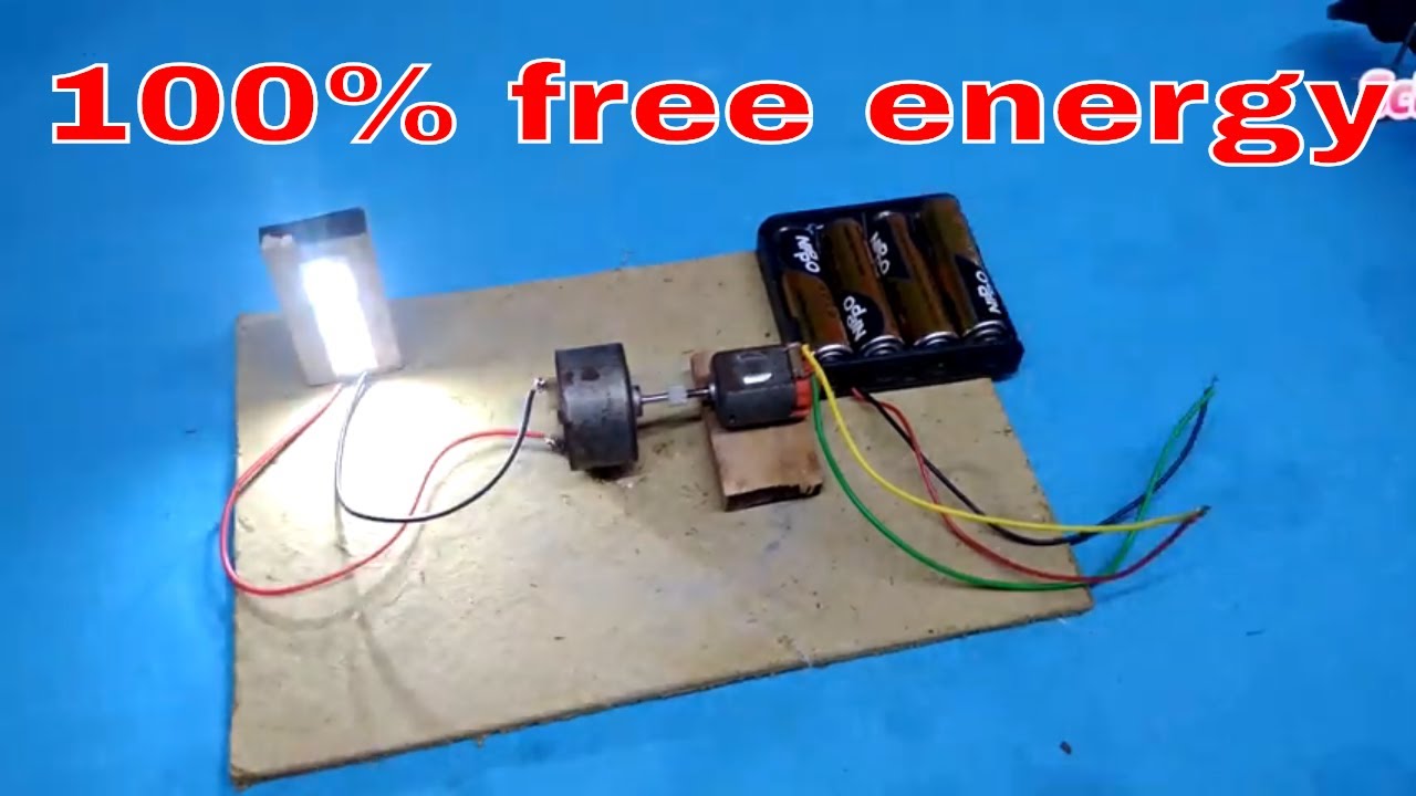 Dc Motor,Free Energy Light, Science experiments for kids - YouTube