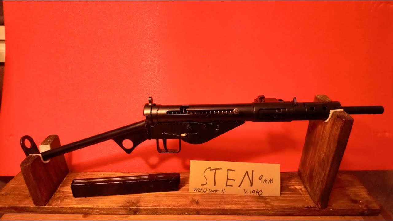 Sten Mark II disassembly (Denix Replica) - YouTube