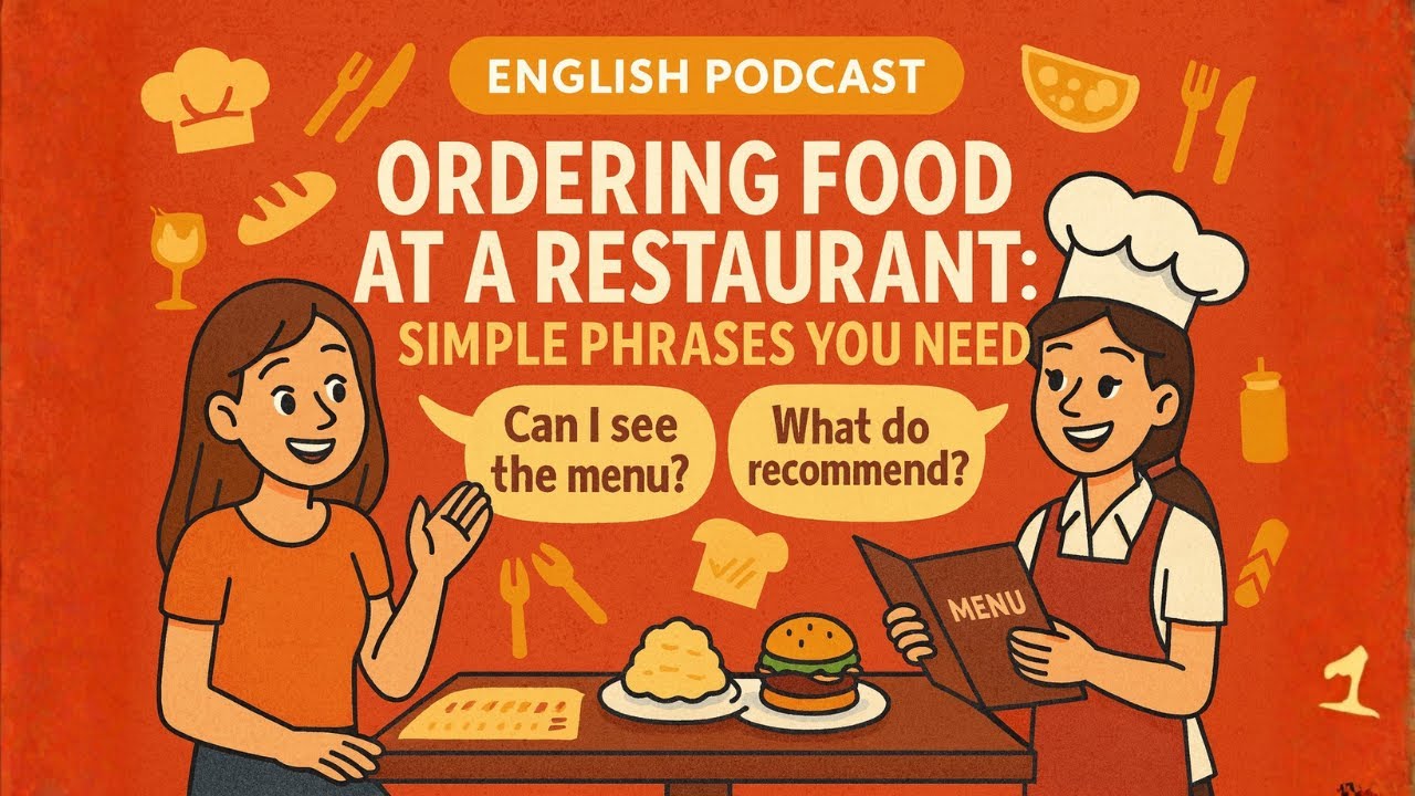 Ordering Food at a Restaurant: Simple Phrases You Need | English for ...