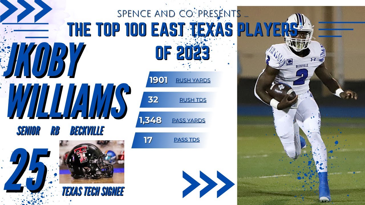 Top 100 East Texas Players of 2023: 25. J'Koby Williams - YouTube