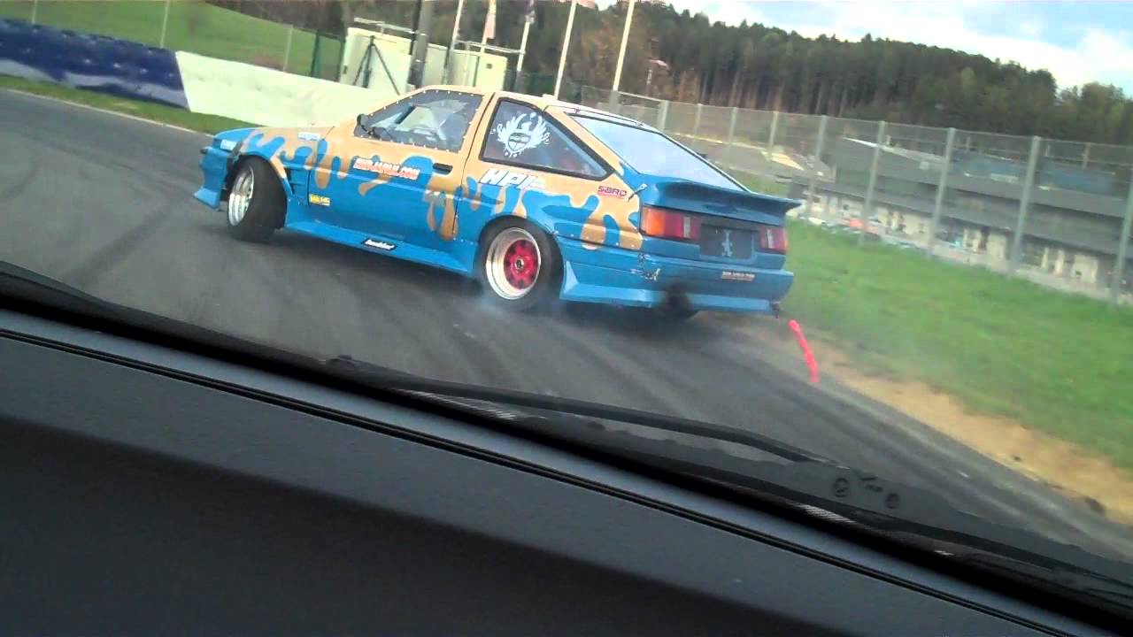 RedBull Ring - Toyota Corolla AE86 SR20DET Drift - YouTube