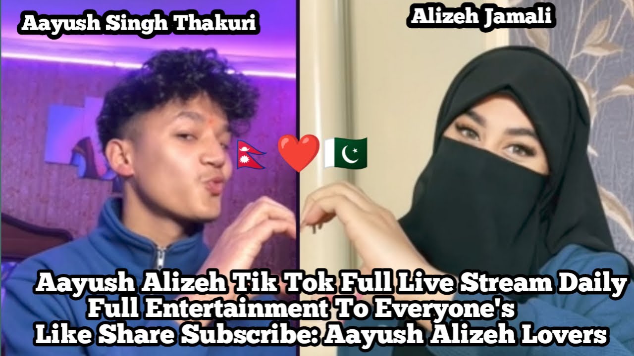 Aayush Singh Thakuri And Alizeh Jamali Old Live Stream| Sunday | 29 ...