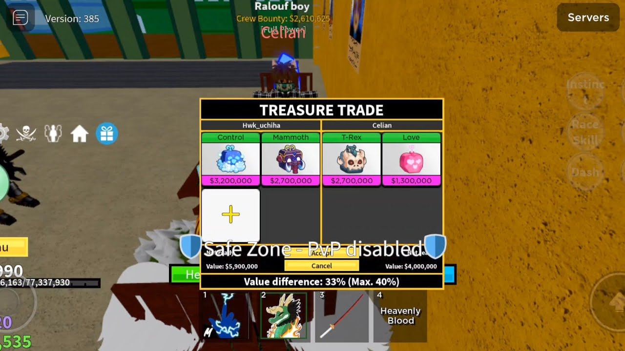 W OR L Trade 💀 | dragon rework blox fruits | getting t rex fruit 👹 ...