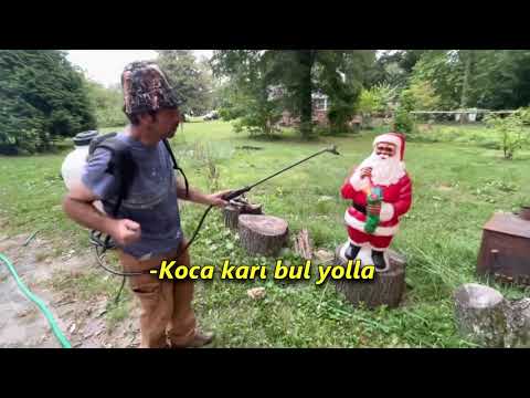 Amerika’da/İDRİS USTA’NOEL BABADAN DİLEK DİLİYOR..