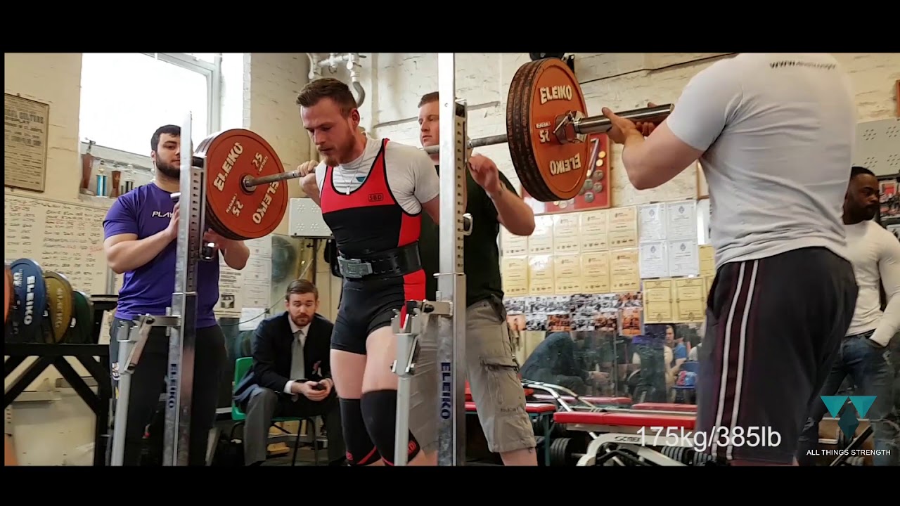 500kg total u83kg Powerlifting. About time. - YouTube