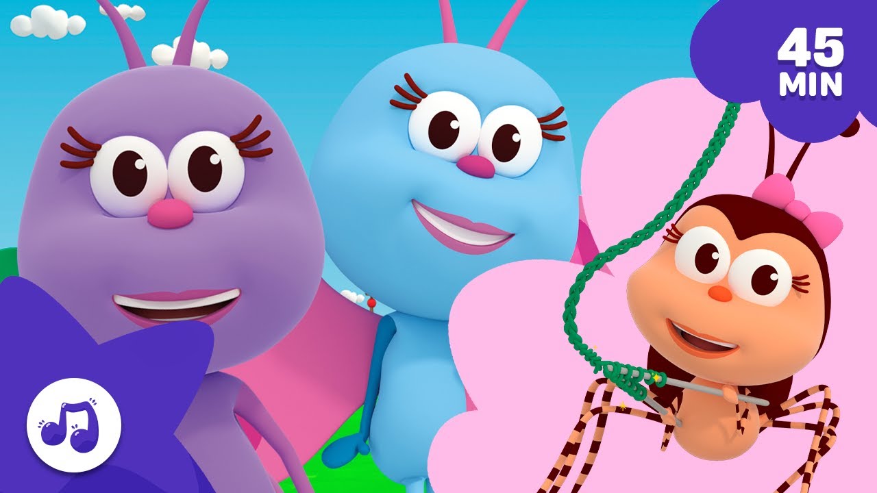 20 Fun Boogie Bugs Songs 🐞🎶 Music & Dance [45 min]🐞 MIX 🌈 FOR KIDS ...