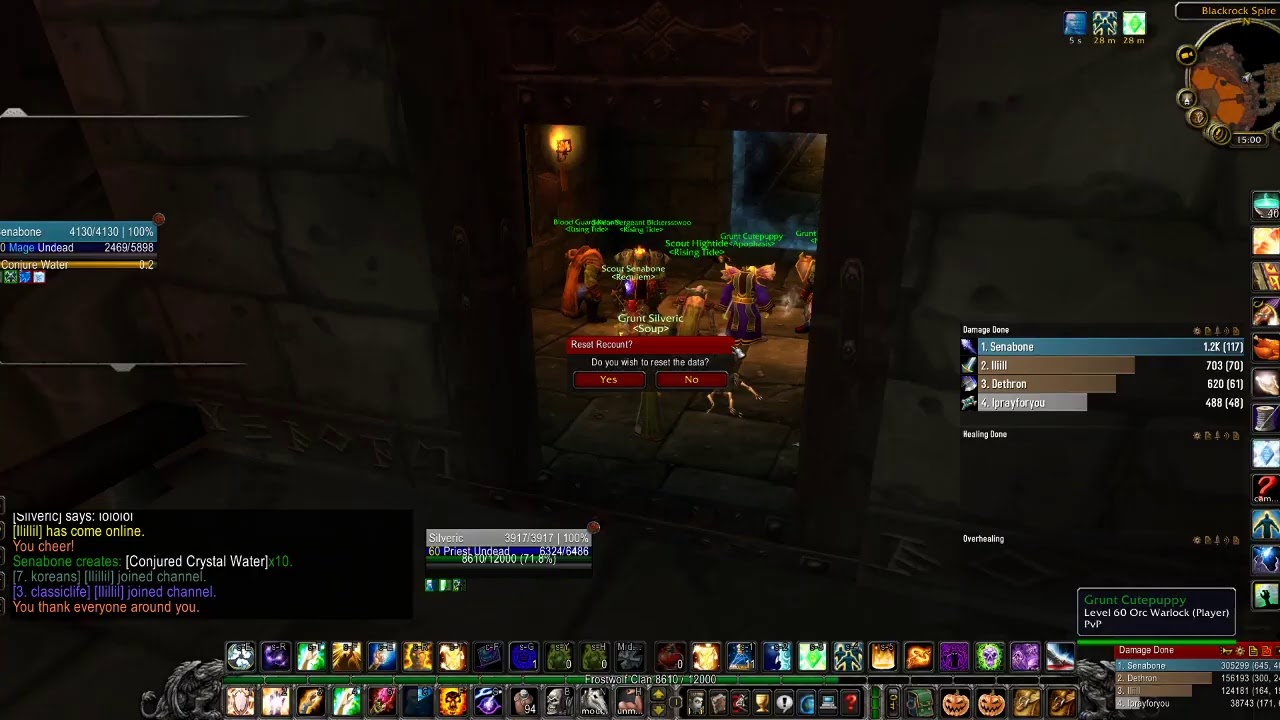 WoW Classic 5 Man UBRS First Boss and Jed - YouTube