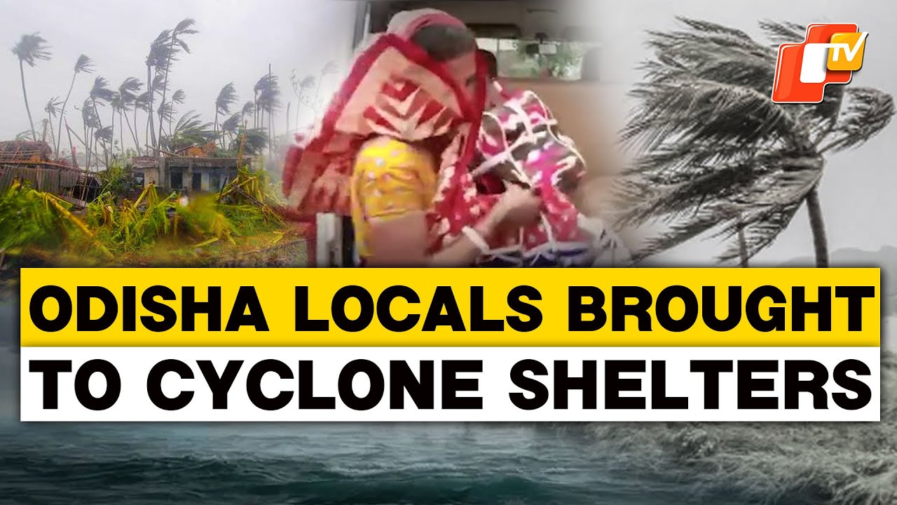 Cyclone Dana In Odisha | Residents Brought To Cyclone Shelter In Odisha ...