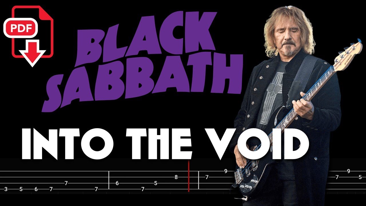 Black Sabbath – Into the Void (🔴Bass Tabs | Notation) @ChamisBass # ...