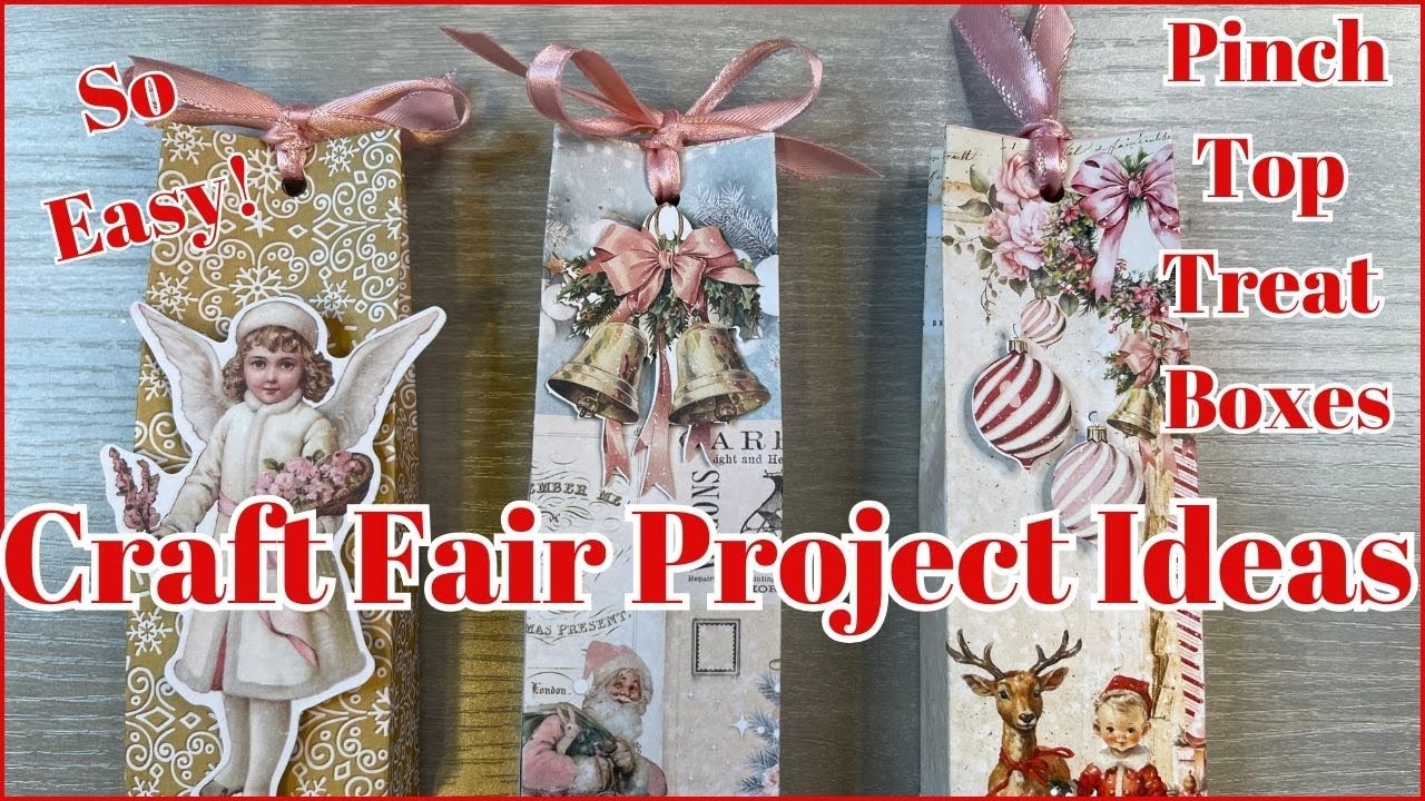 CRAFT FAIR PROJECT IDEAS | PINCH TOP TREAT BOXES | SO EASY! - YouTube