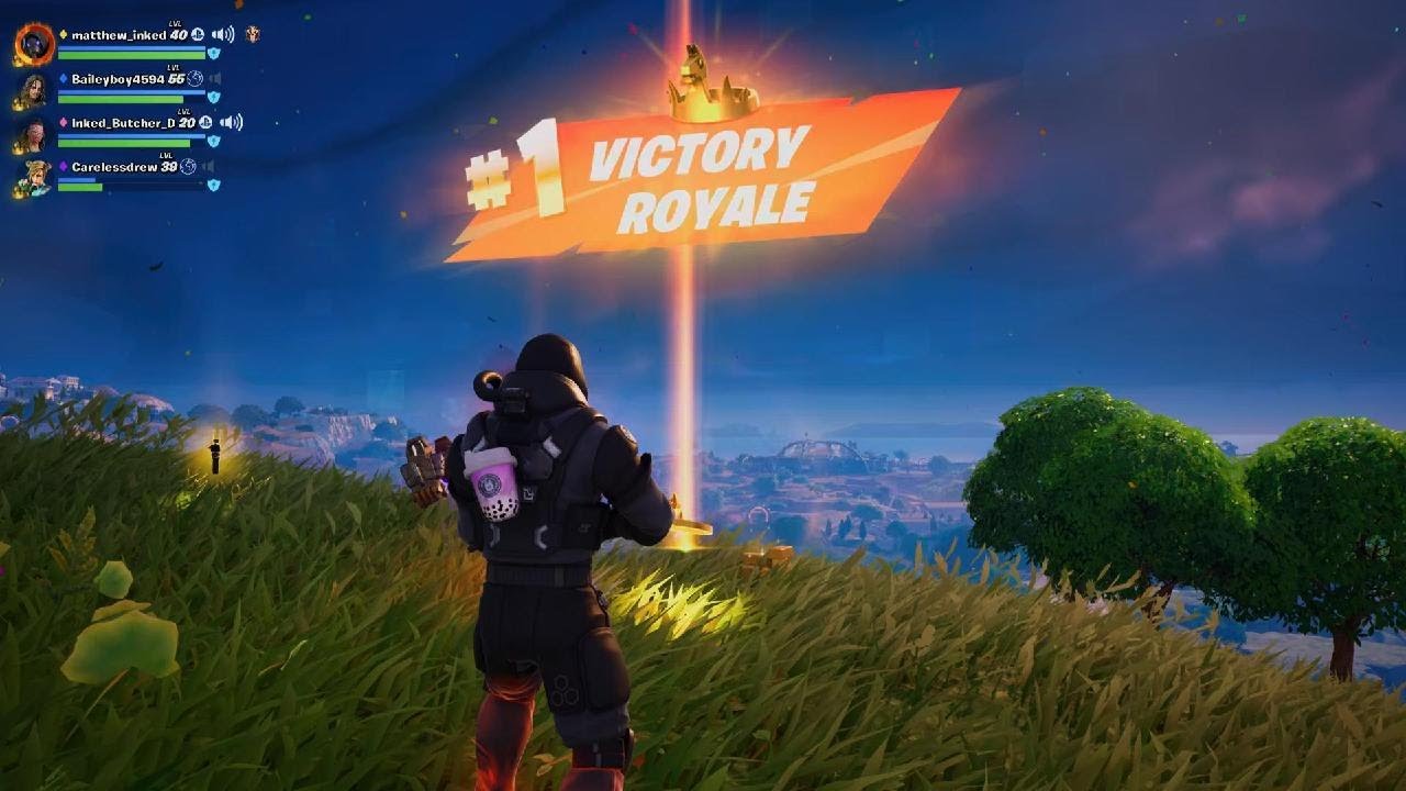 Fortnite crown win - YouTube