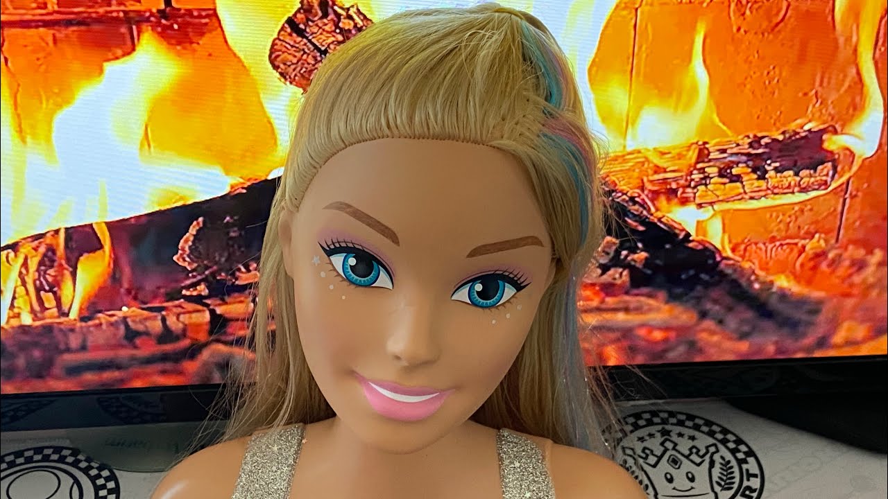 Thrift store BARBIE🩷brushing and styling - YouTube