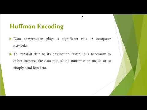 Huffman Encoding Explanation Part 1 of 5 - YouTube