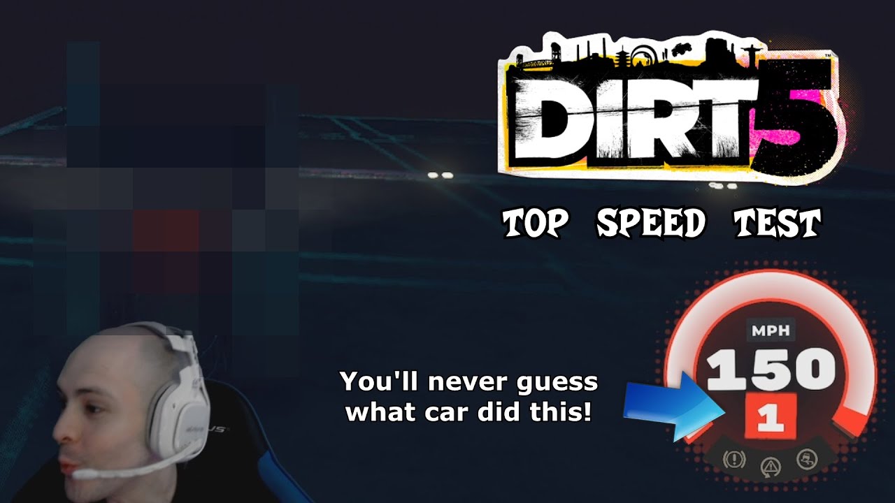 What is the fastest car on Dirt 5? (Top Speed Test) - YouTube
