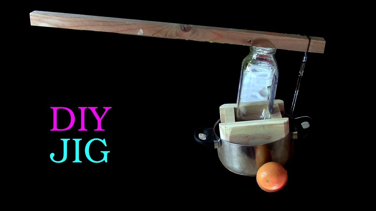 DIY JIG - How to Make a Juice Press out of Wood - YouTube