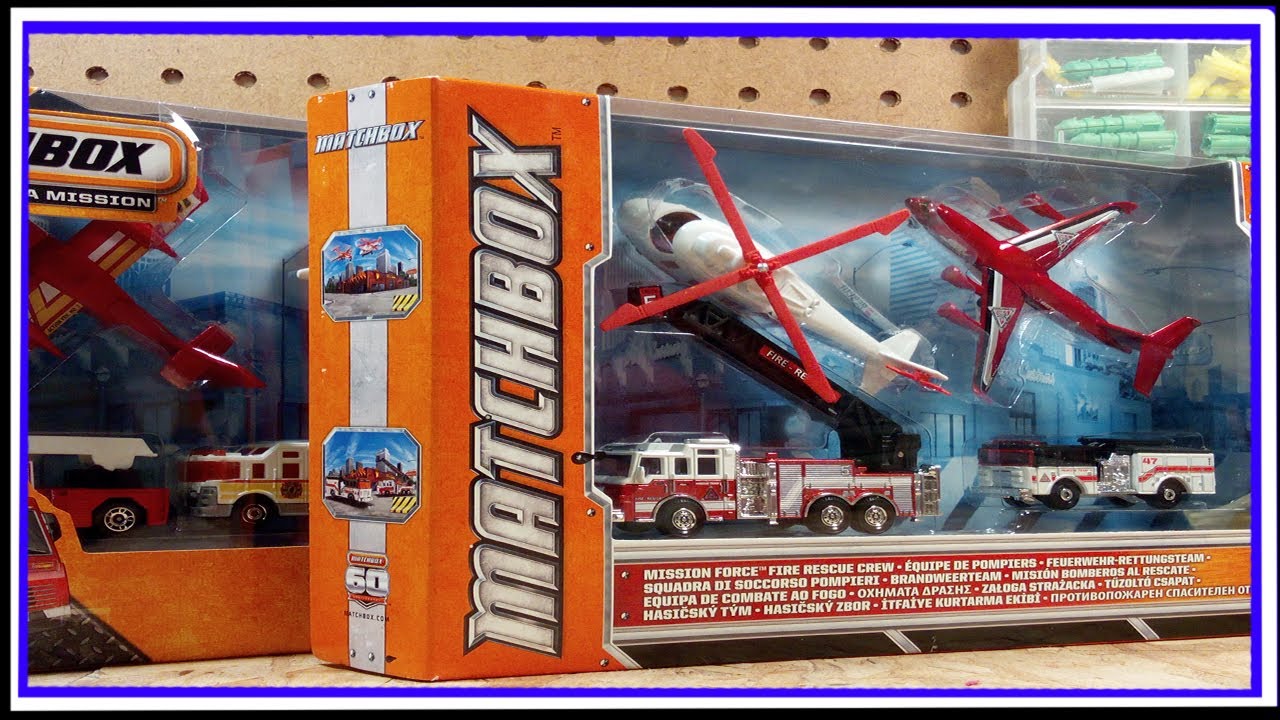 Matchbox Mission Force Fire Crew (2013 and 2014) - TKR007's Review ...
